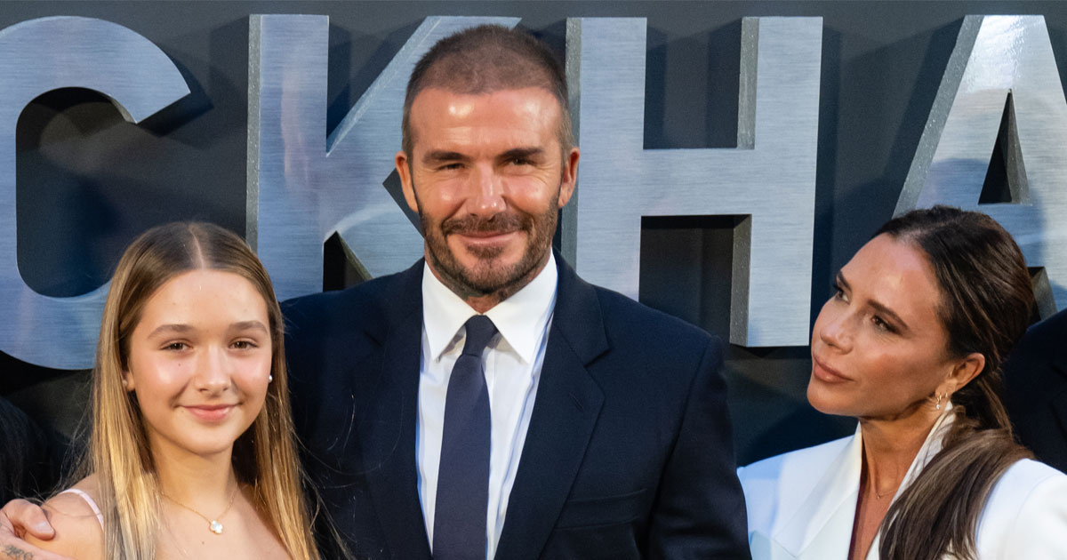 La hija de Victoria Beckham, Harper, 12, luce un slip dress “adulto” en ...
