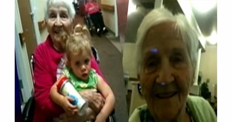 Grandma 'keeps falling out of wheelchair', so daughter installs camera