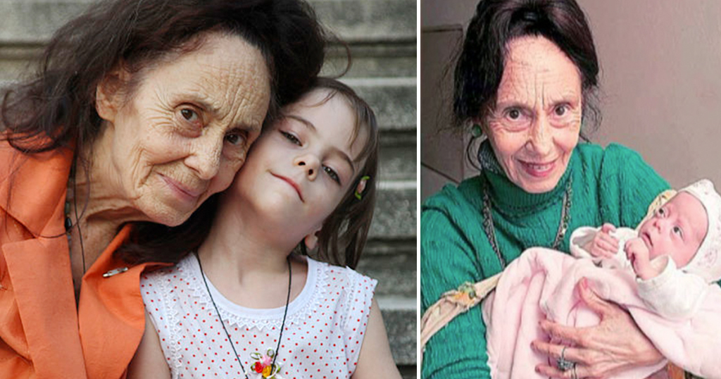 Mother welcomed her first child at the age of 66