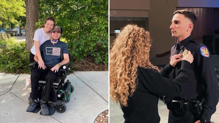 Tyler Moldovan, 22-year-old police officer shot 8 times, returns home ...