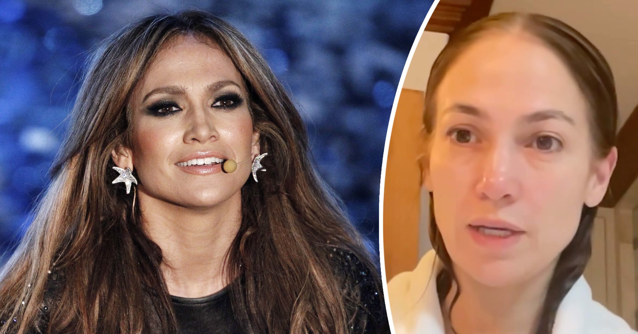 "This is my face": Jennifer Lopez's no makeup photos show her beautiful ...