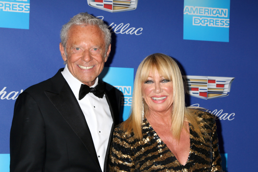 Suzanne Somers and her husband of 45 years act like newly weds