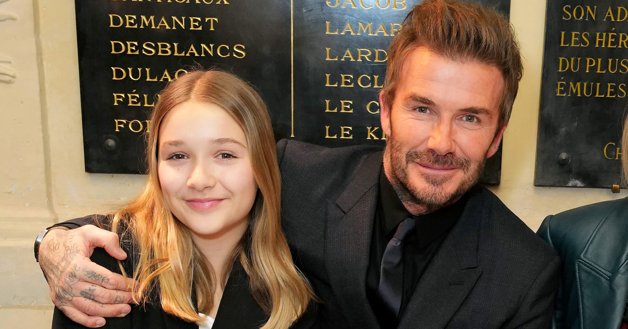 David Beckham defends kissing his daughter on lips after being called ...