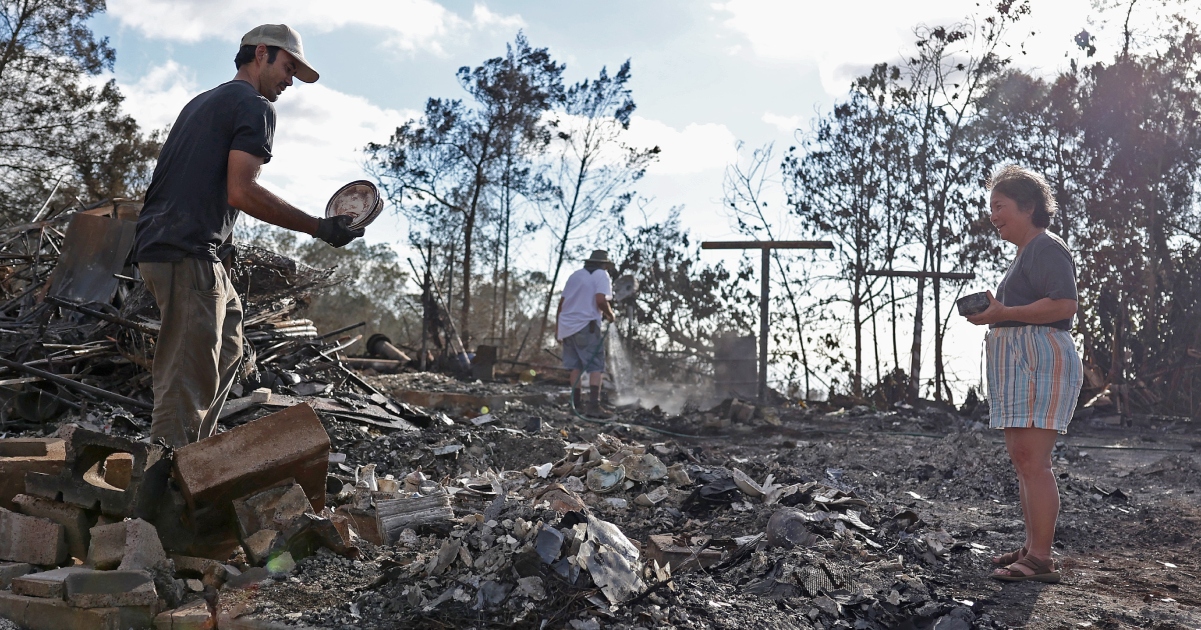 Yellow markings reveal the true tragedy of Hawaii fires