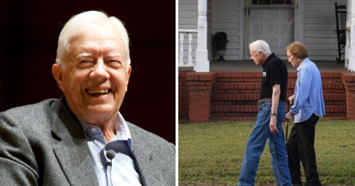 Jimmy Carter leaves hospice to say goodbye at Rosalynn's funeral