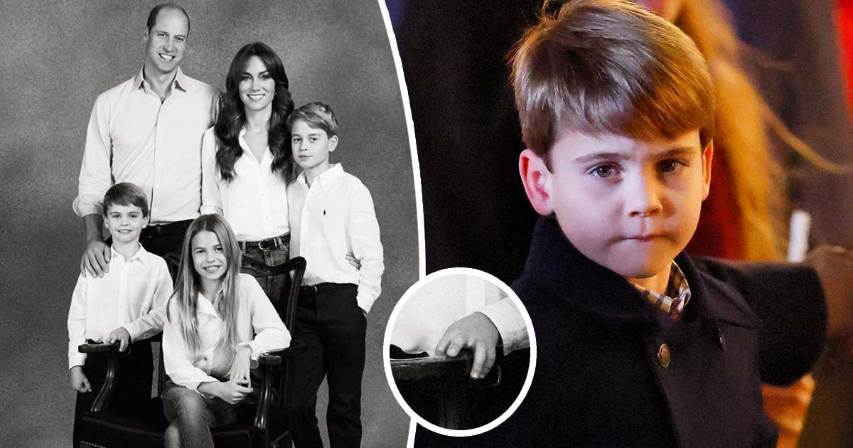 Prince Louis appears to be missing a finger in new Christmas picture ...
