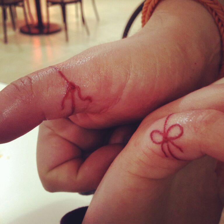 Red string tattoo on hand: Here's what it means