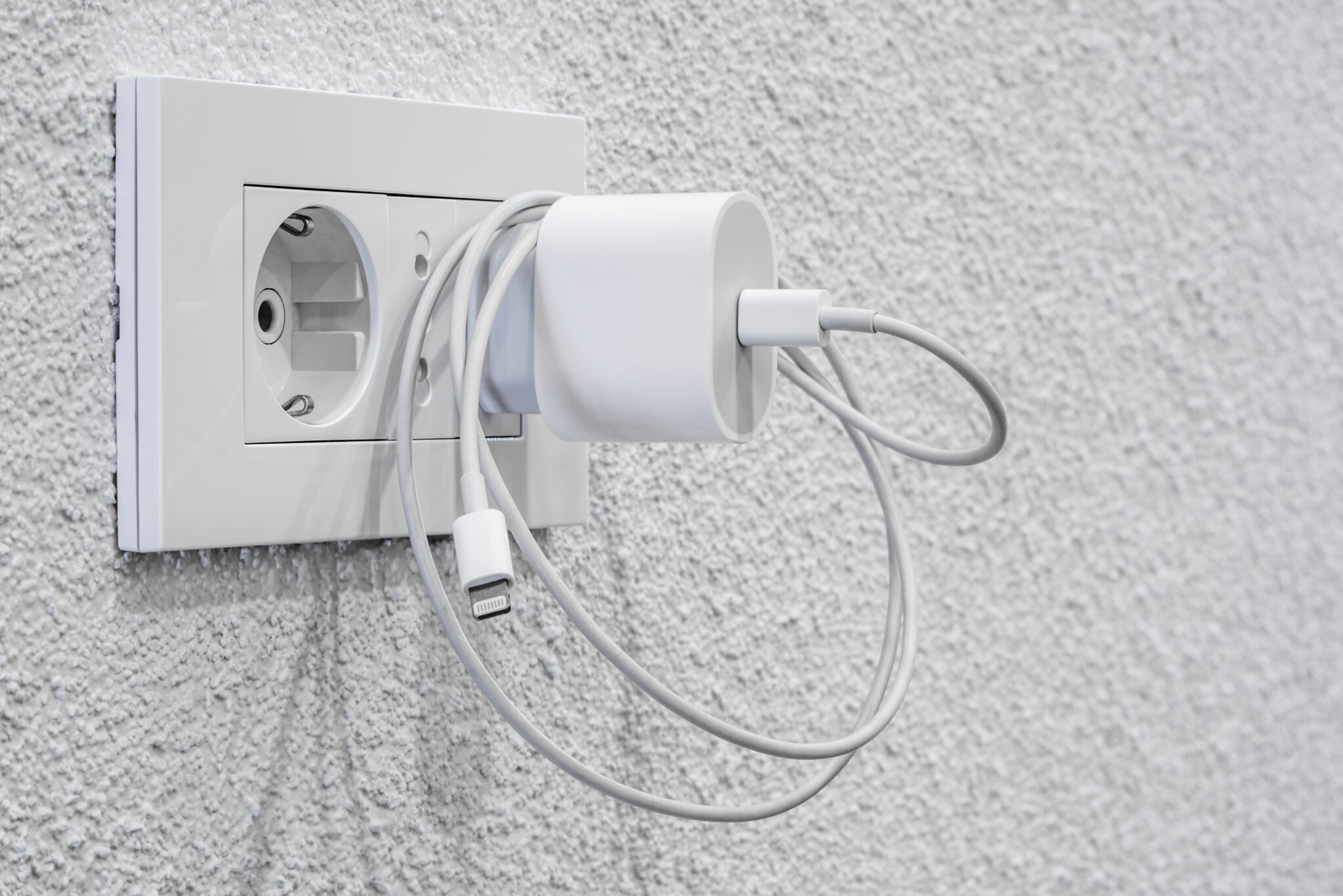 Why you shouldn't leave a charger in an outlet when not in use