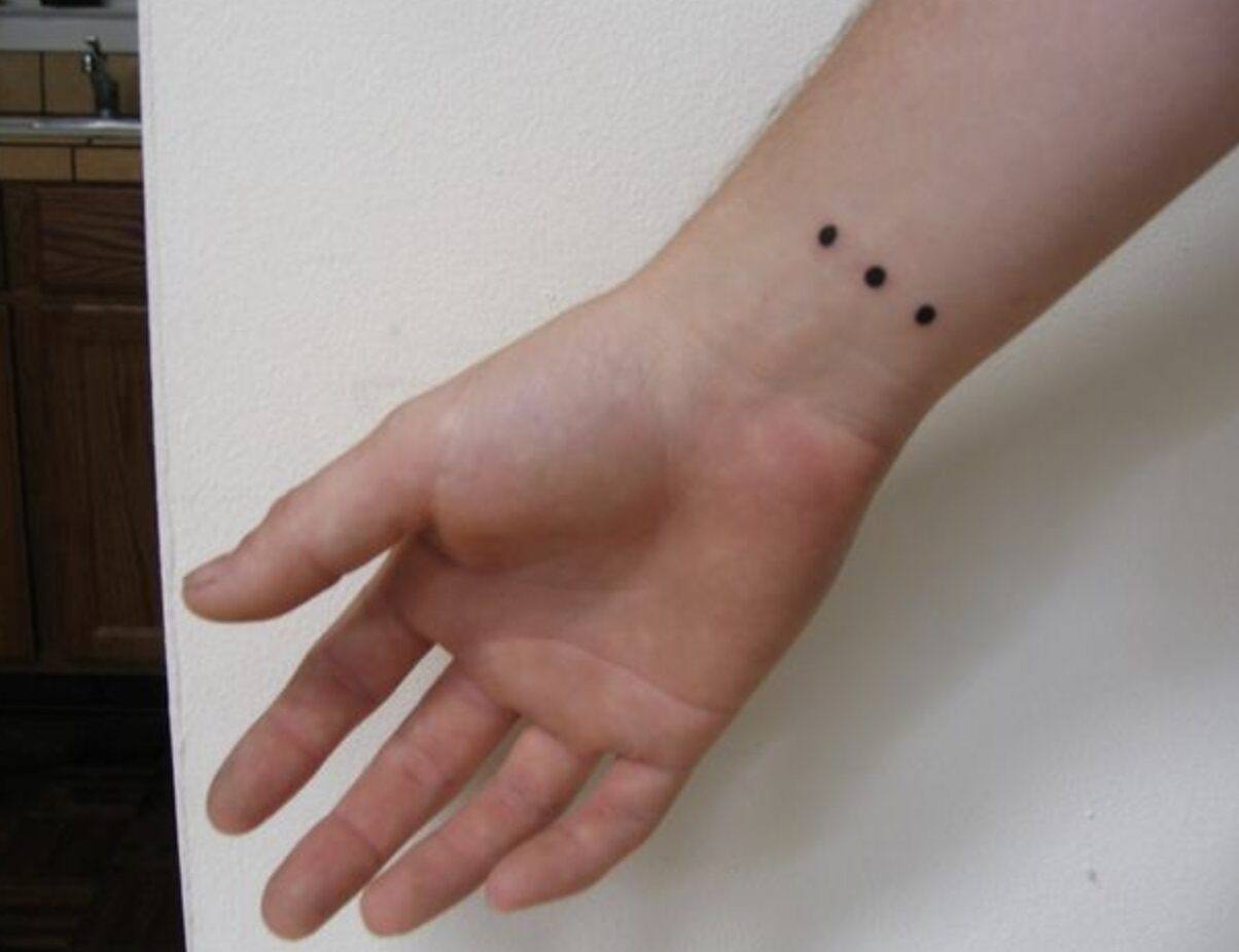 If You See Someone With A Three dot Tattoo You Might Want To Get Out If You See Someone With A Three dot Tattoo You Might Want To Get Out
