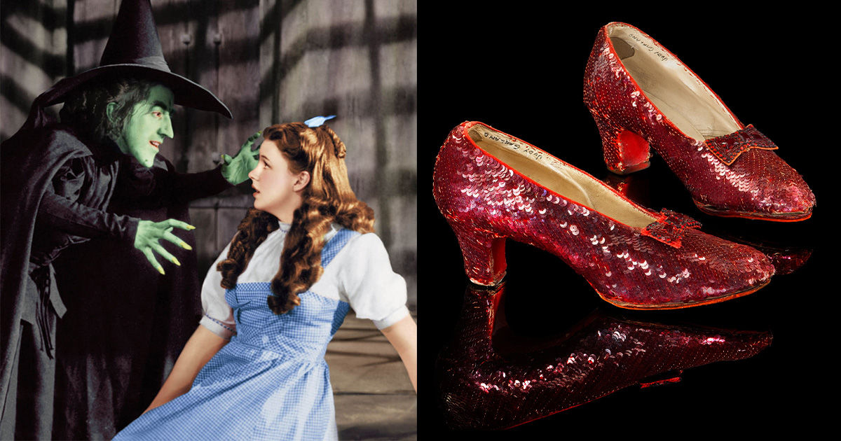 Recovered Ruby Slippers from The Wizard of Oz Now for Sale in Historic ...