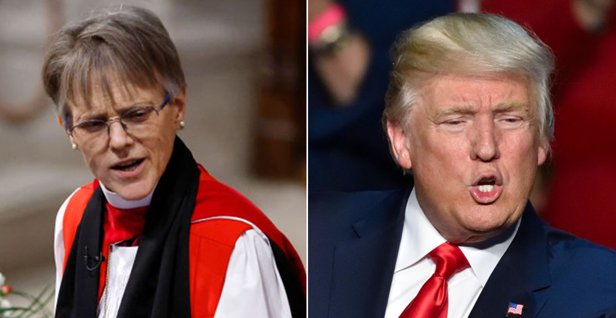 Trump responds to bishop's confronting inaugural prayer sermon