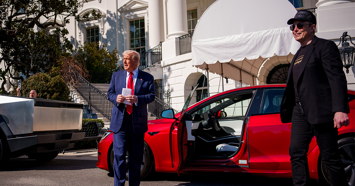 Fans shocked as Donald Trump's promises to buy Tesla