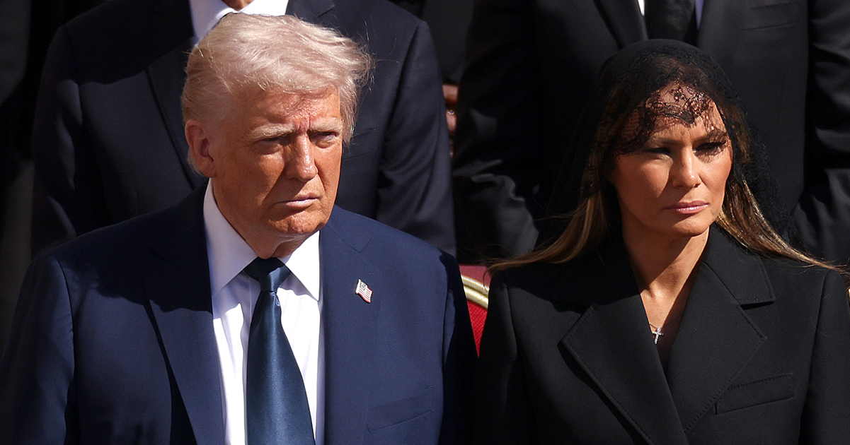 Why Donald Trump wore blue suit to pope’s funeral