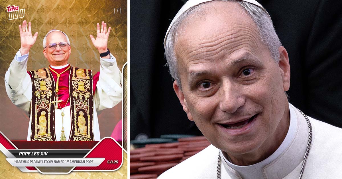 Pope Leo trading card sets new selling record