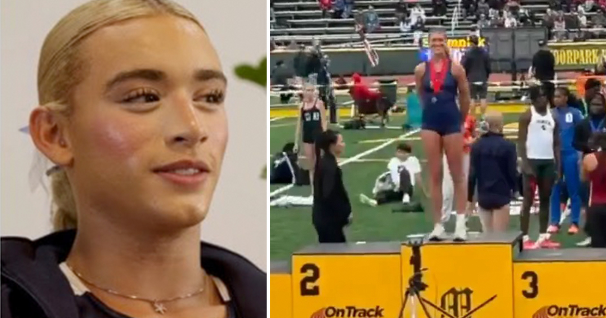 High school girl claims first-place podium spot despite losing to trans ...