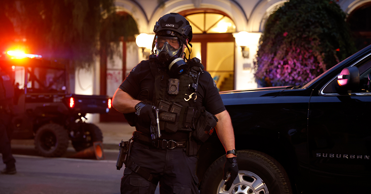 Reporter shot by cop during anti-ICE protest in LA speaks out