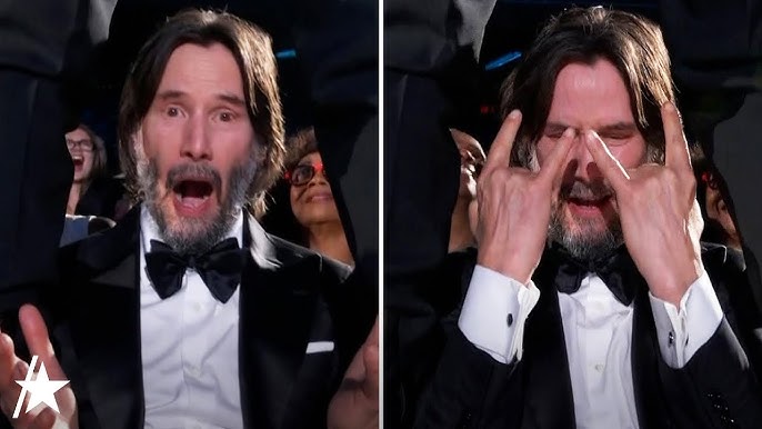 Keanu Reeves’ priceless reaction to Tony Awards surprise
