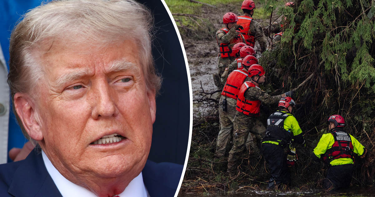 Donald Trump calls Texas flash flood "Biden setup"