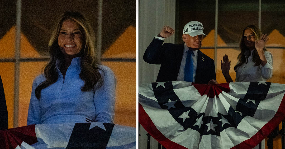 Fans left in shock over Melania Trump's 'Donald dance'