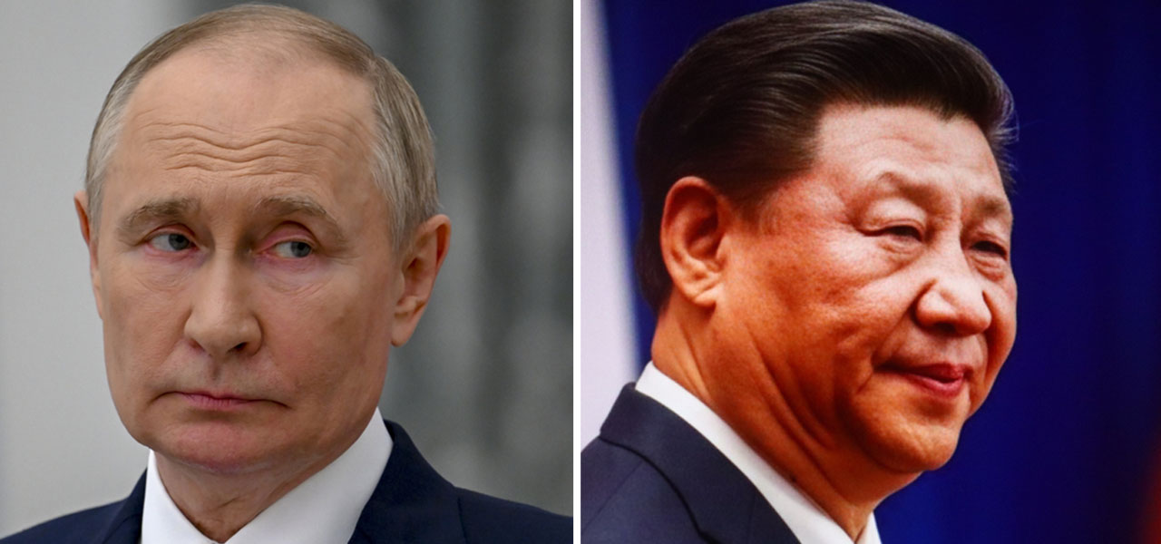 Microphone reveals Putin and Xi Jinping's strange conversation