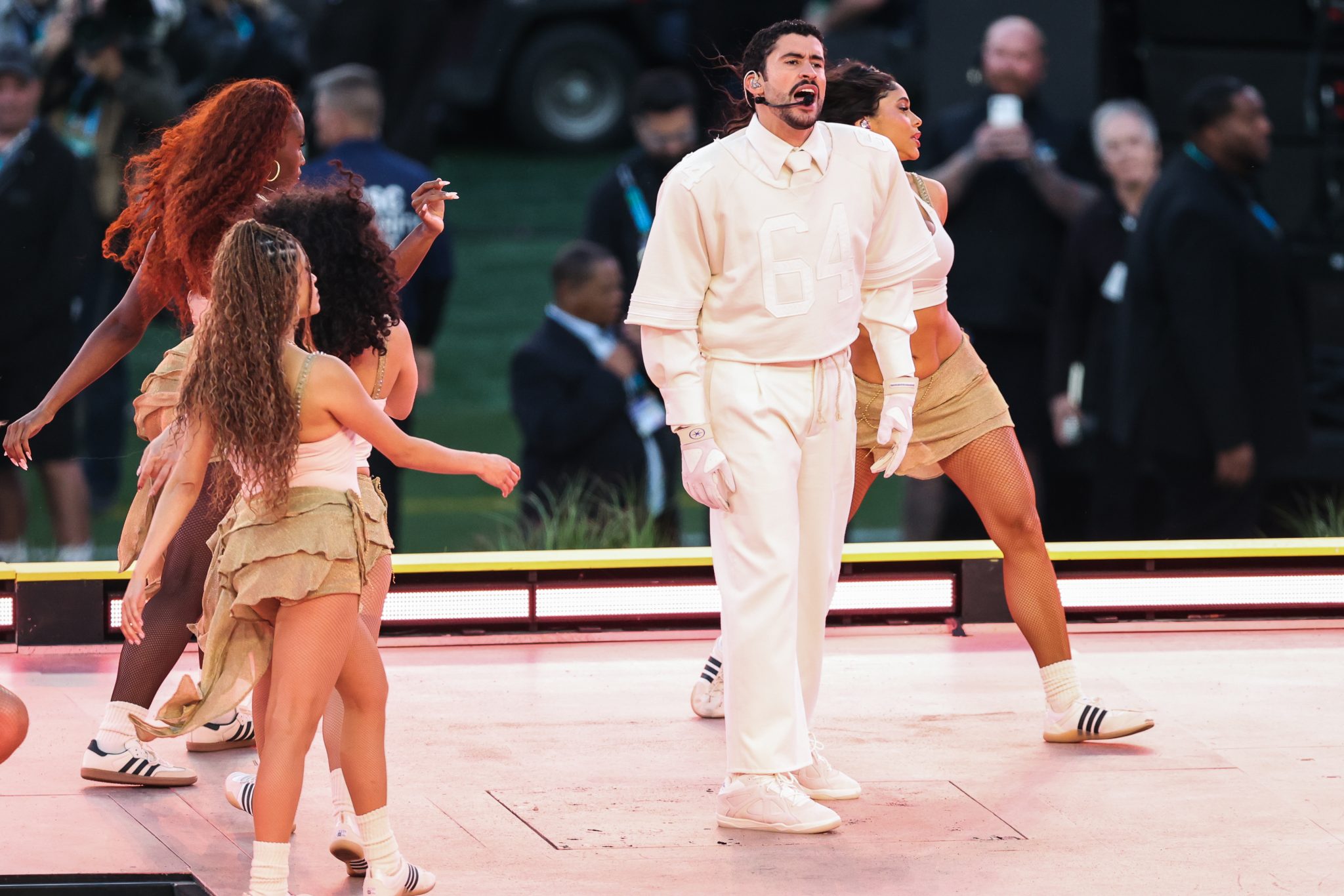 Man who played moving bush in Bad Bunny’s halftime show reveals how ...