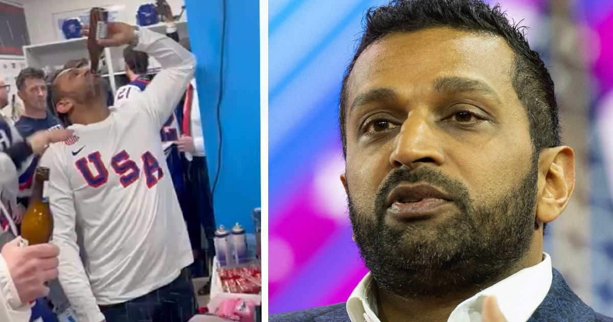 People are fuming over Kash Patel celebrating with Team USA at the ...