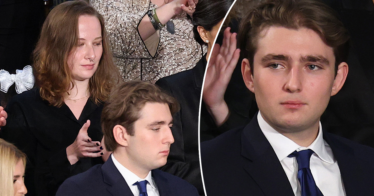 Identity of woman sitting behind Barron Trump at SOTU, revealed