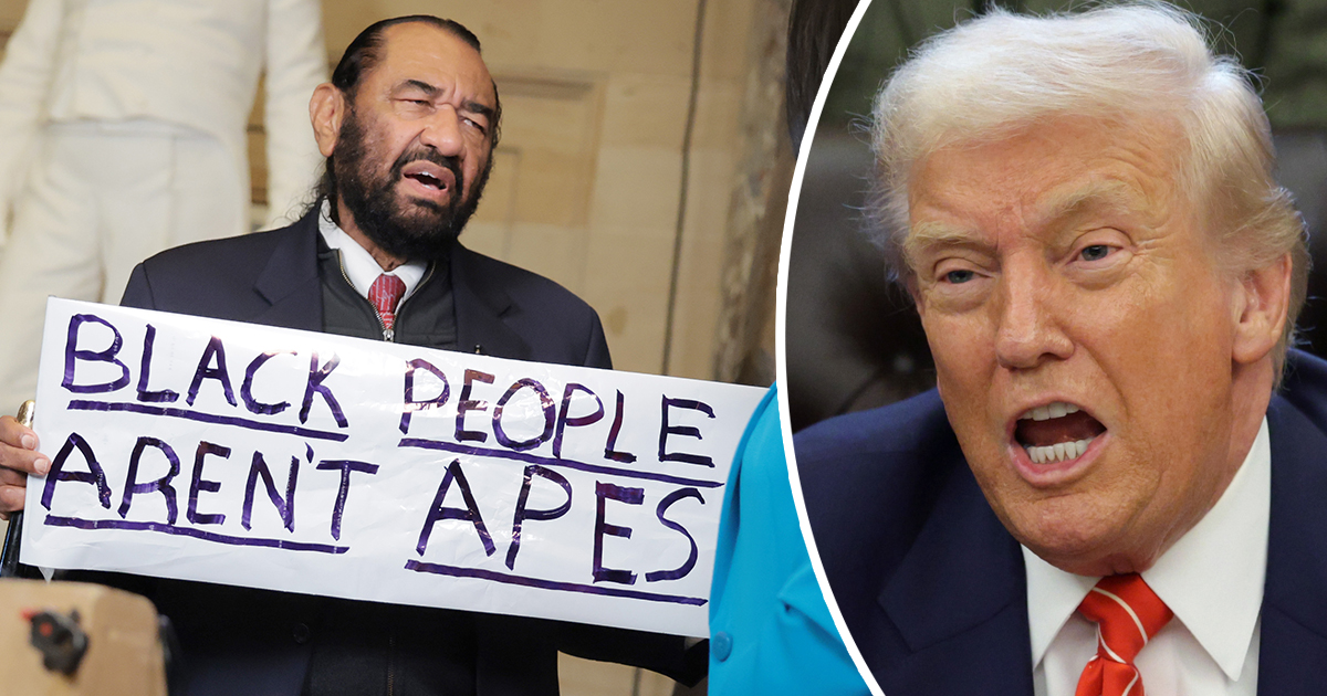 Texas Rep. Al Green speaks out after being removed for sign protesting ...