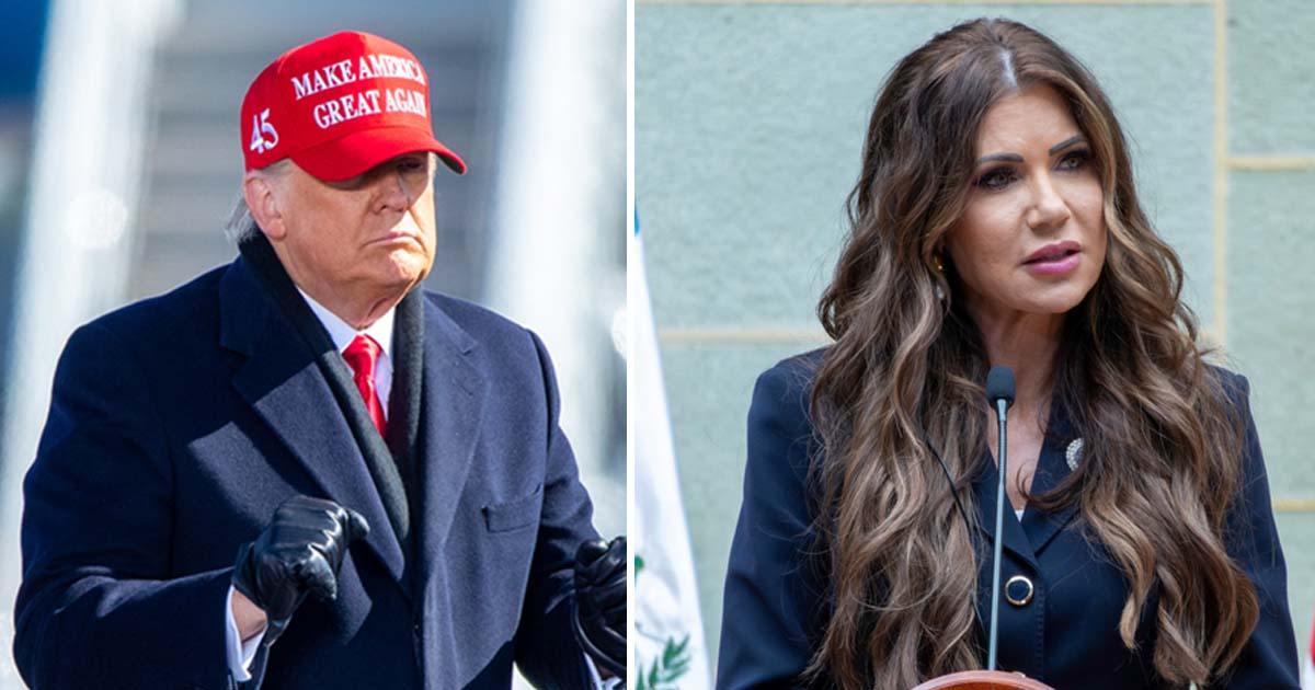 Trump responds to Kristi Noem's husband's 'bimbofication' fetish