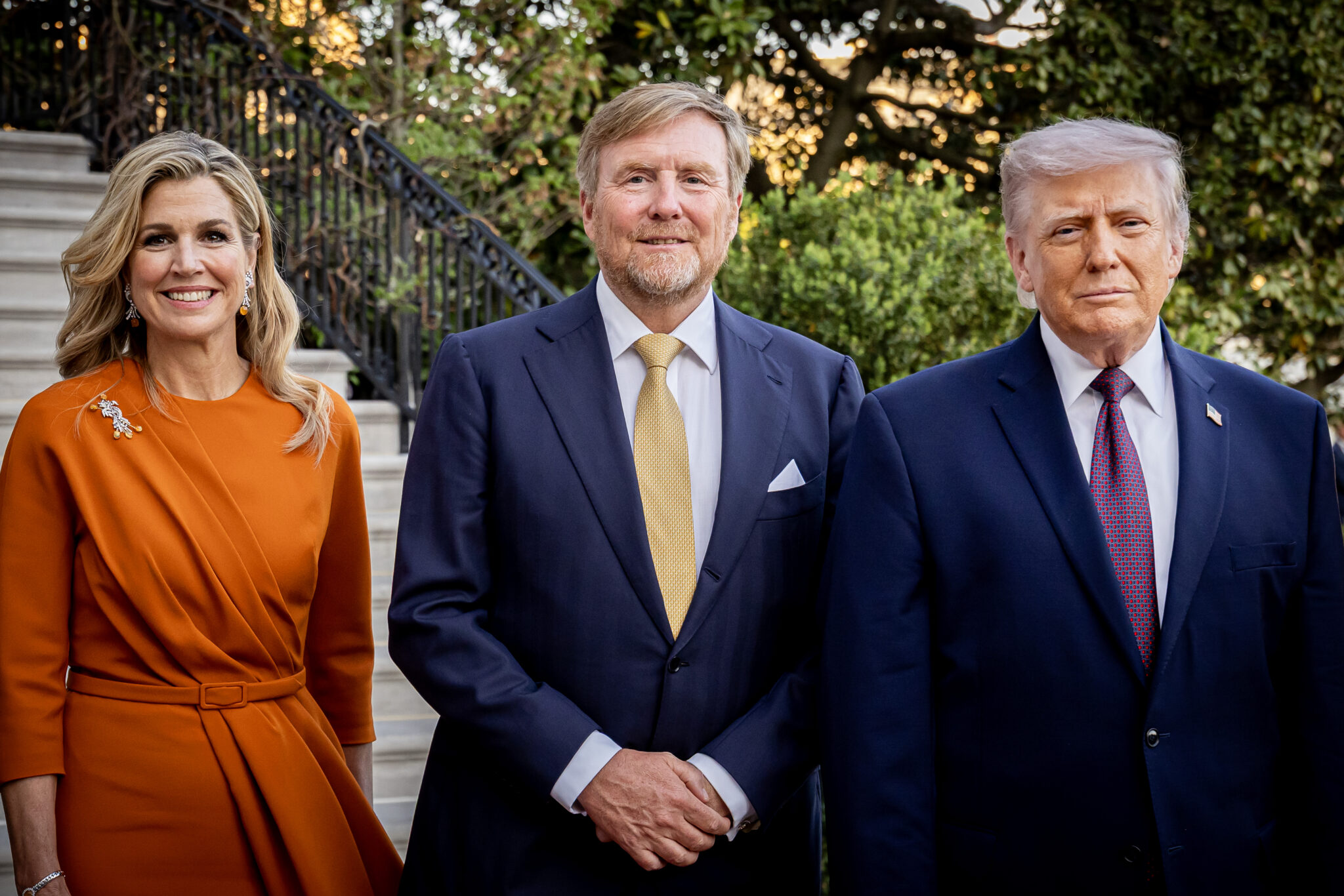 Donald Trump's true height revealed as photo with Dutch King goes viral