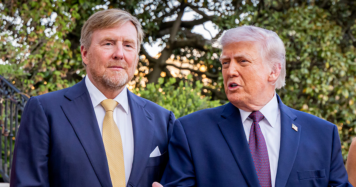 Donald Trump's true height revealed as photo with Dutch King goes viral