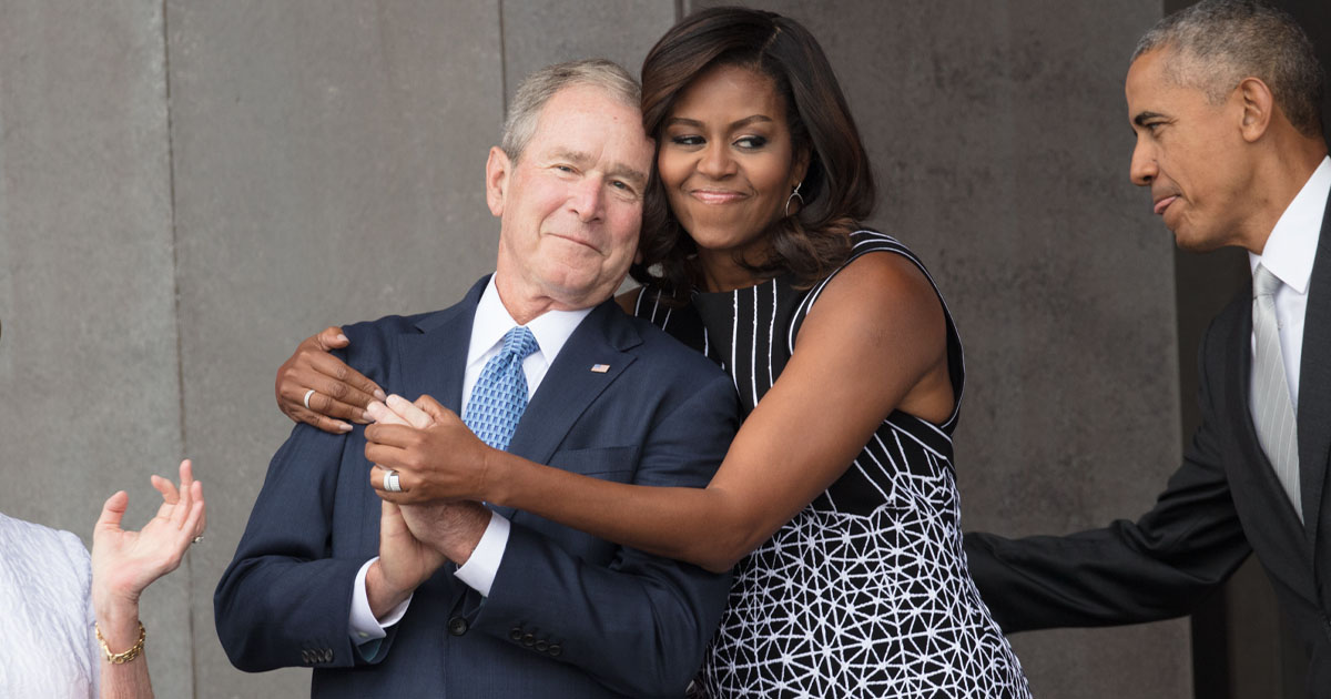 George W. Bush reveals what really happened during viral funeral ...