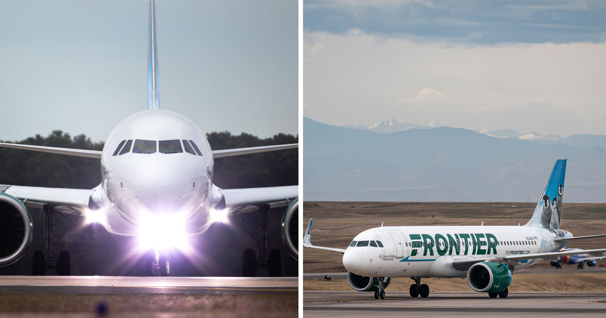 Horror as Frontier Airlines flight carrying over 200 people kills man ...