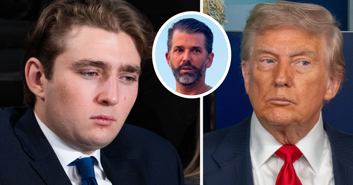 Real reason Barron missed Don Jr.’s wedding is raising eyebrows
