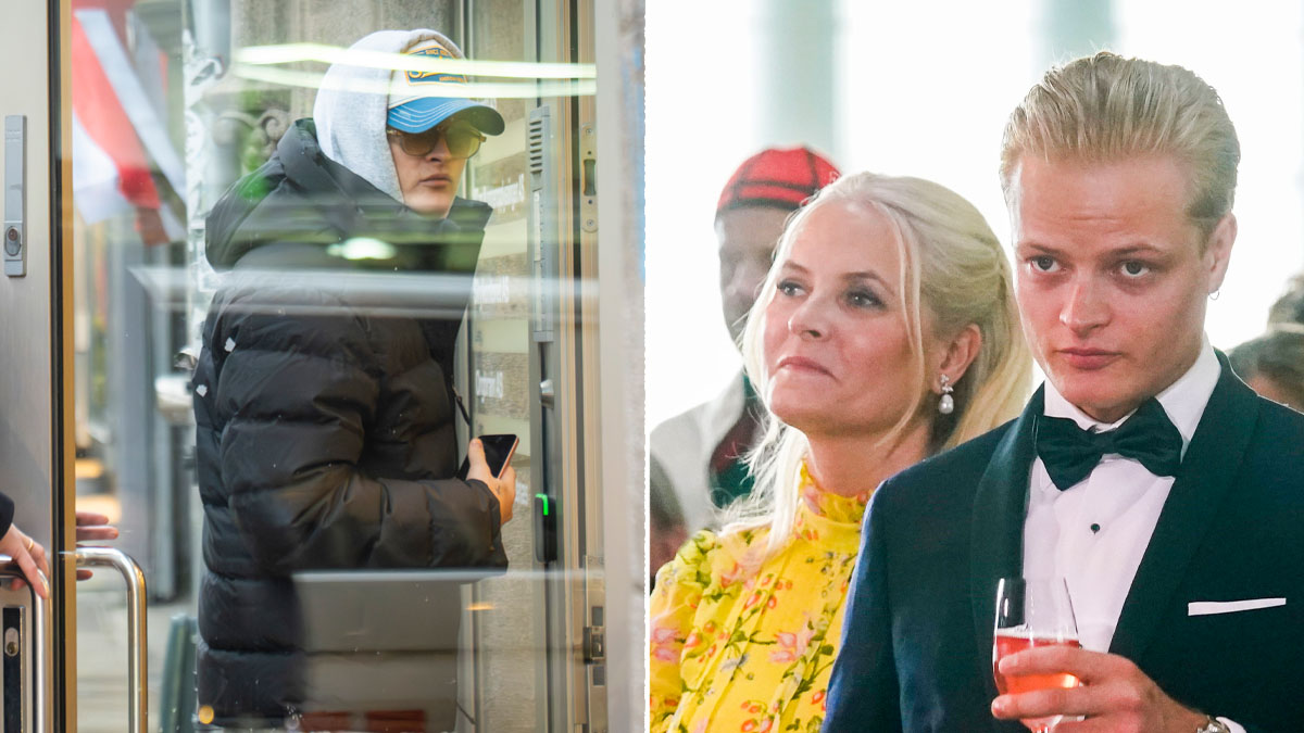 Marius Borg Høiby ute ur fängelset