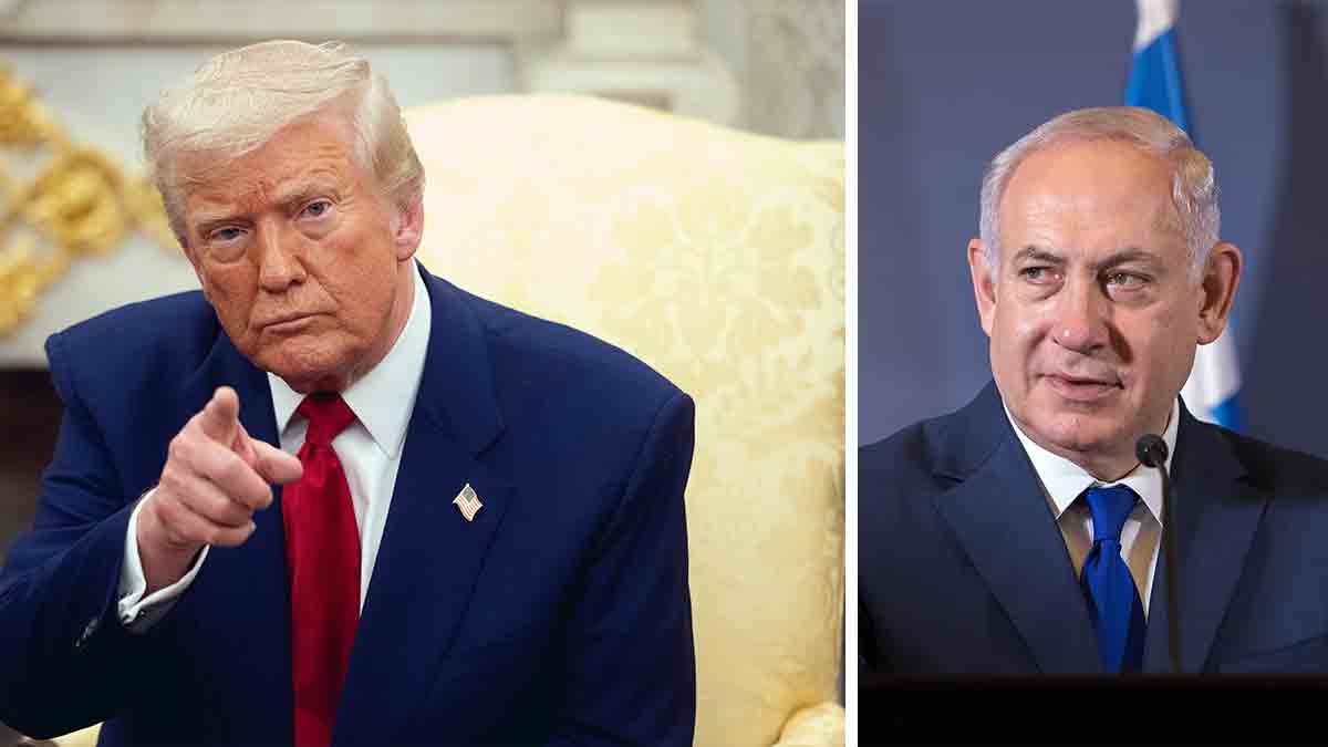 Donald Trumps ilska mot Benjamin Netanyahu