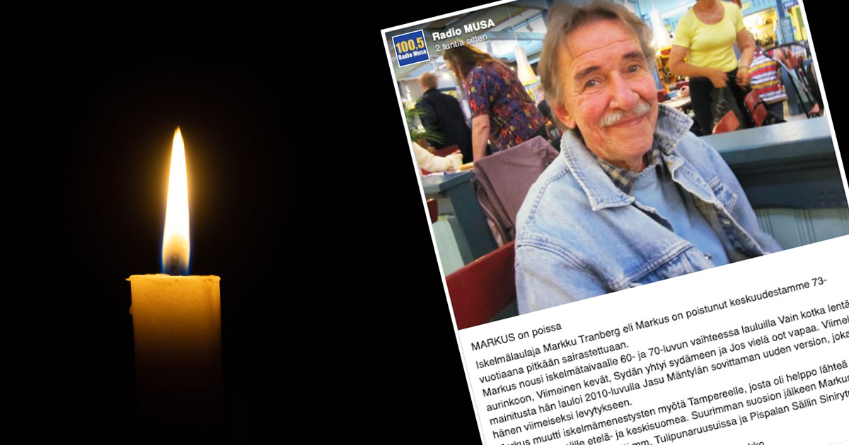 Rakastettu iskelmätähti Markku Tranberg on kuollut – muistetaan etenkin ...