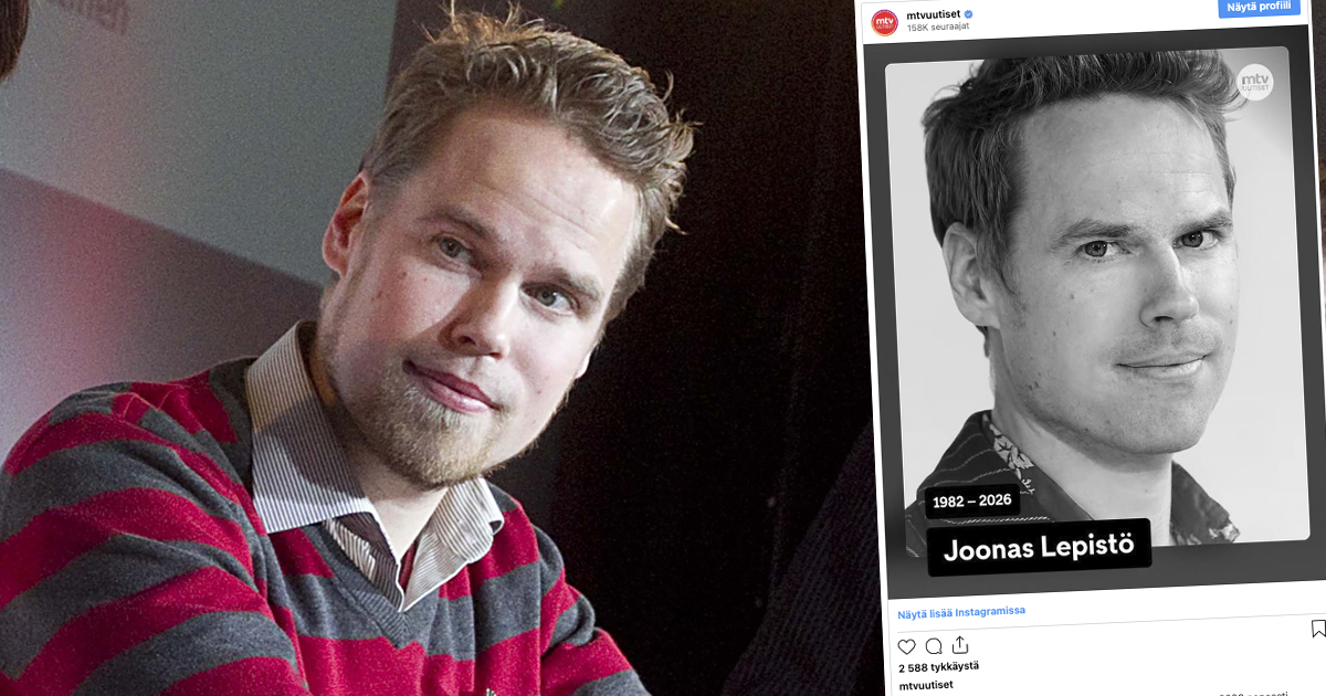 MTV:n toimittaja Joonas Lepistö on kuollut 44-vuotiaana