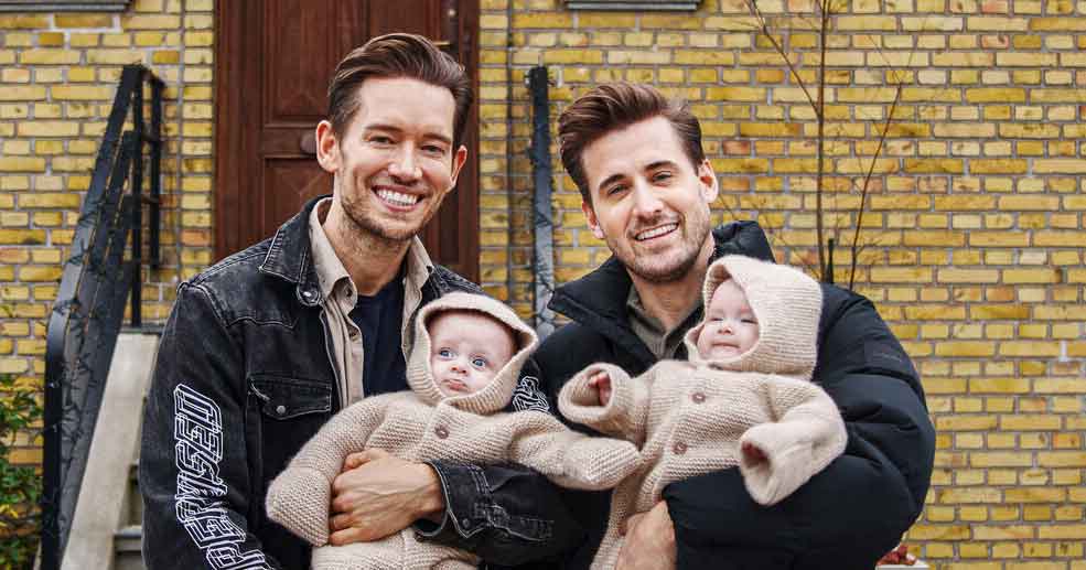 Frederik Haun deler søde billeder af døtrene