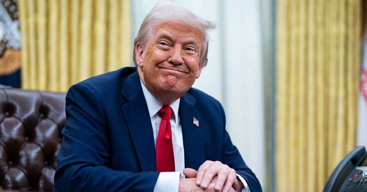 Donald Trump er begejstret over toldsatserne