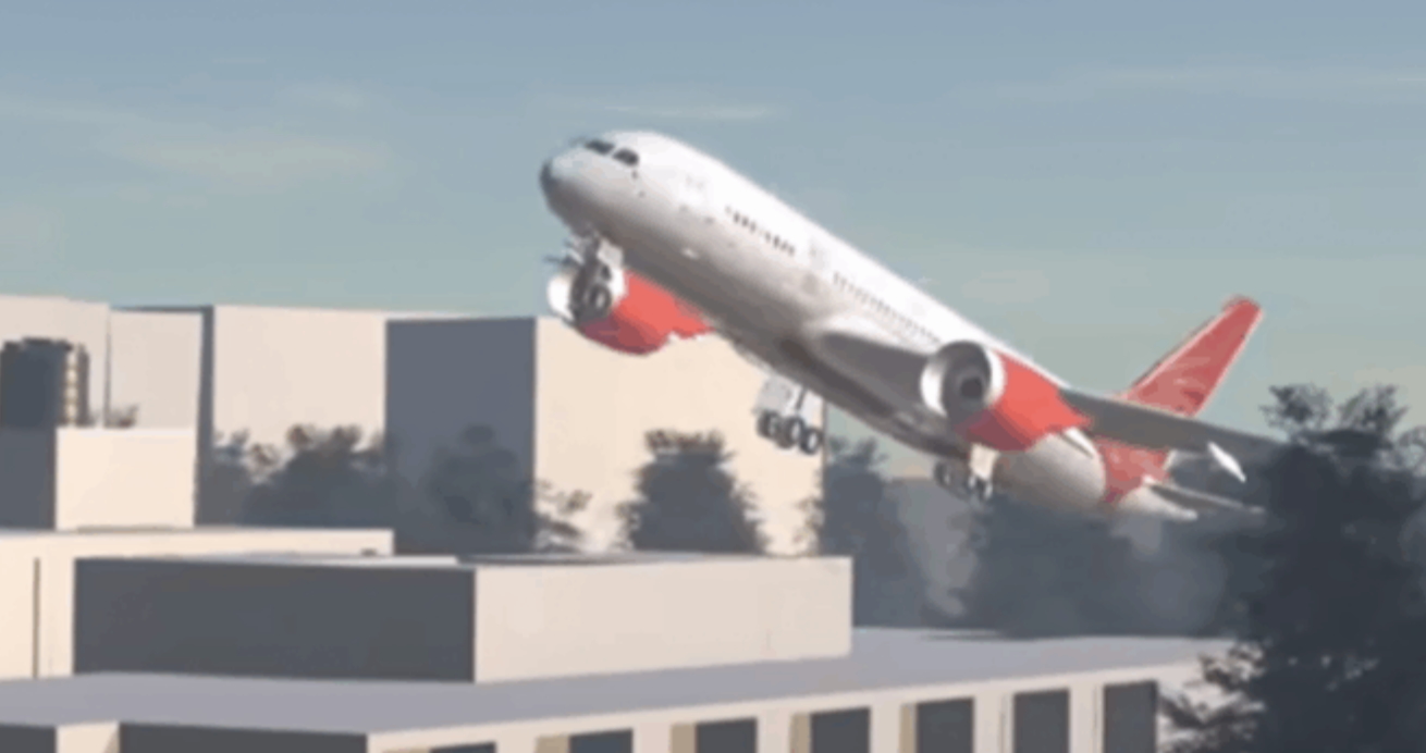 Simulering af Air India-flystyrt: Sådan overlevede han