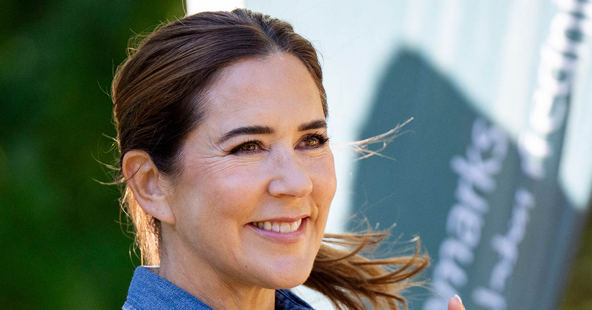 Dronning Mary nød naturen med skolebørn