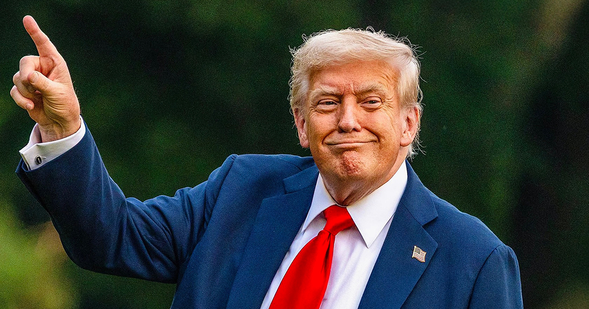 Donald Trump spiste, "hvad fanden de end serverede for os"