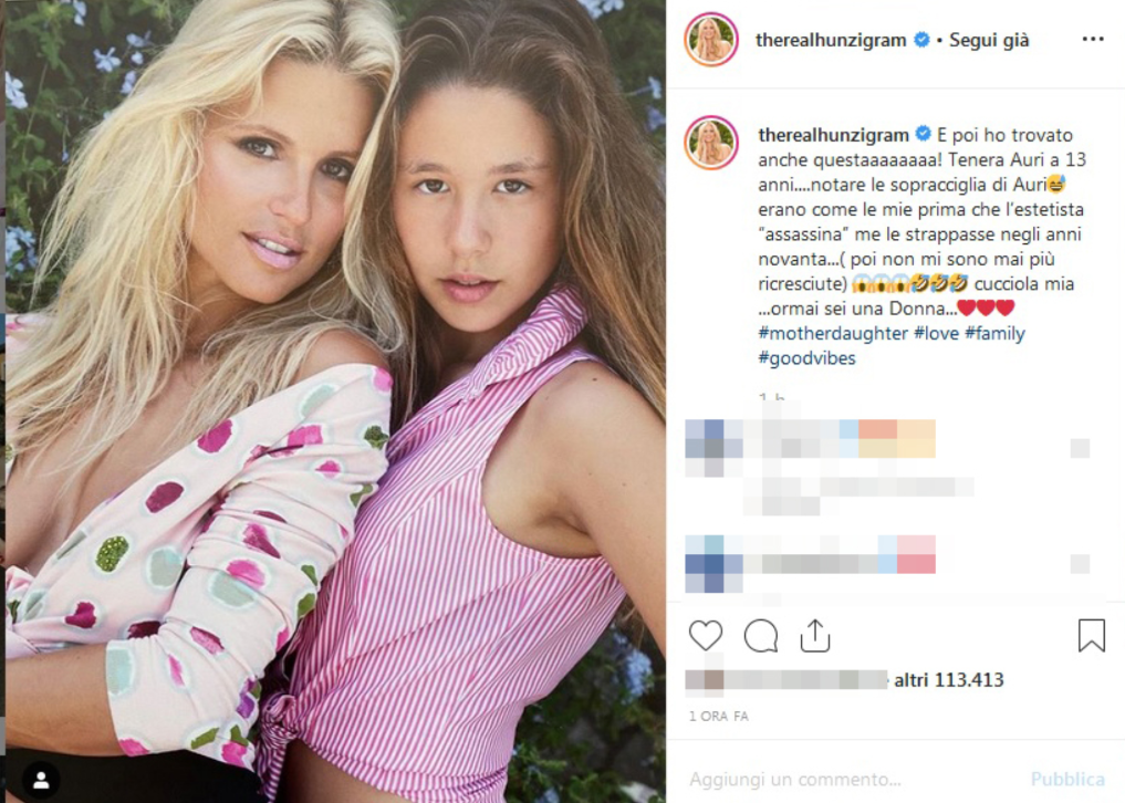 L'infanzia tra luci e ombre in Svizzera di Michelle Hunziker