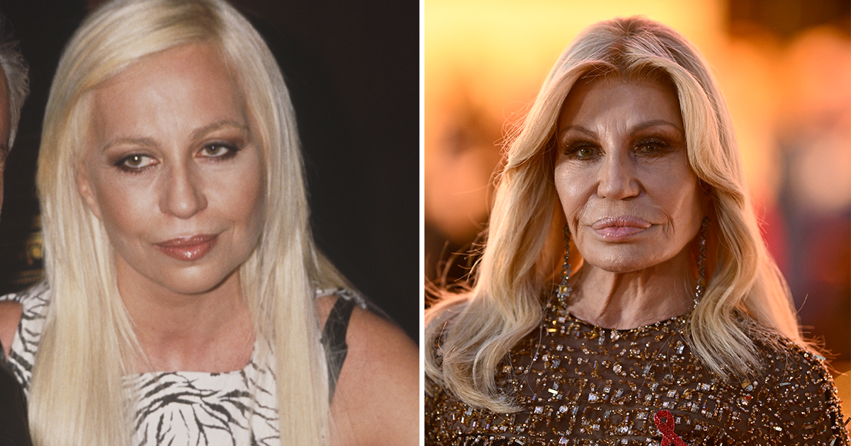Le nouveau visage de Donatella Versace laisse les fans ébranlés